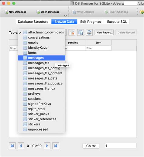Pulling Encrypted Signal Messages Off Of Desktop Os For Forensics