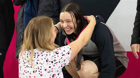 Iowa Girls State Swimming Grace Hoeper Goes Out With Two State Titles