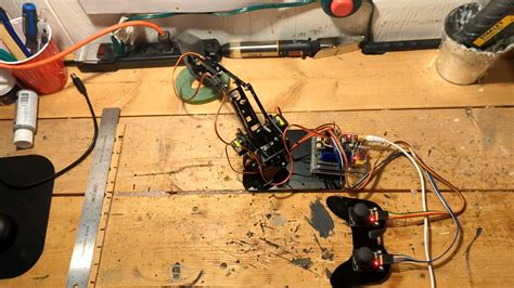 First Attempt At Arduino Robot Arm Code Project It Works Lol Rarduino