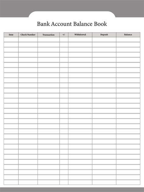 Practice Balancing A Checkbook Worksheet