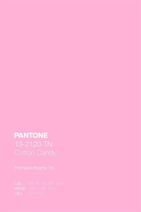 Pantone 13 2120 Tn Cotton Candy Color Code Color Palette Pink Pantone Pink Pantone