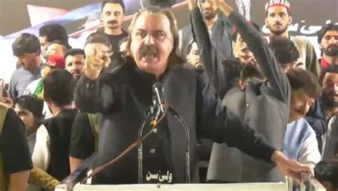 Ready To Sacrifice Life For Imran Khans Release Vows Gandapur At
