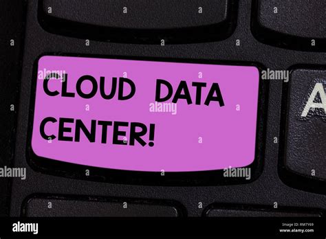 Handwriting Text Writing Cloud Data Center Concept Meaning Off Premise Form Computing That