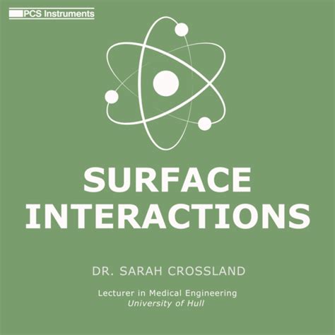 Surface Interactions With Dr Sarah Crossland Pcs Instruments