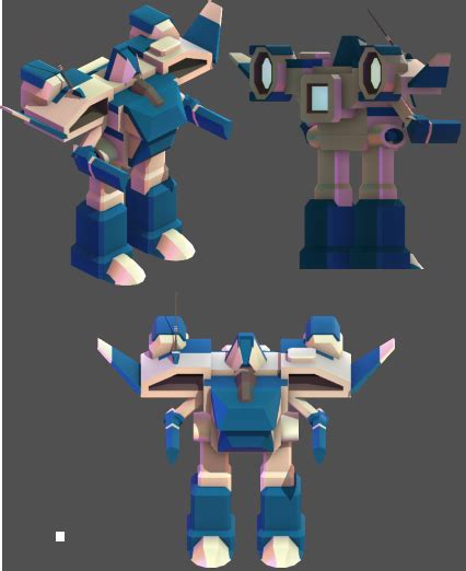 Mecha Silver Sprites