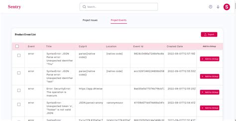 GitHub DhiWise Export System Logs This Export System Logs Extend Sentry And ClickUp