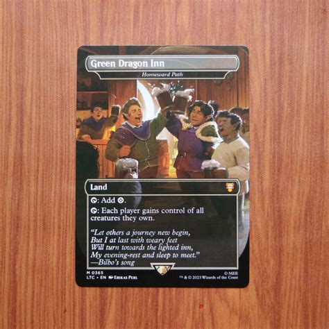 Green Dragon Inn Homeward Path Ltc 365 Hologram Holostamp Magic The