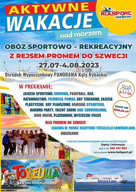 Aktywne wakacje Kolsport Adam Kozłowski