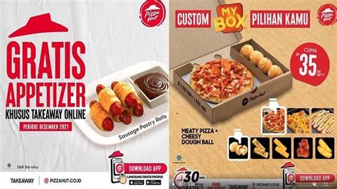 PROMO PIZZA HUT Hari Ini 4 Desember 2021 Nikmati MyBox Cuma Rp 35 Ribu
