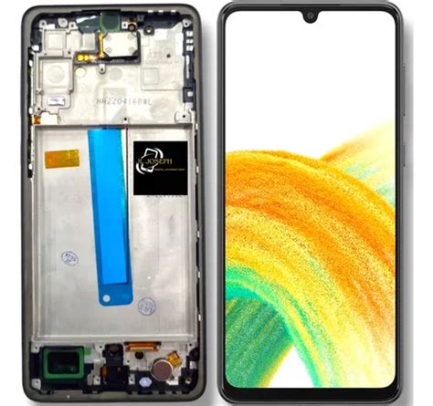 Pantalla Frontal Compatible Con Sam A33 5g Oled A336 Negra Mercadolibre