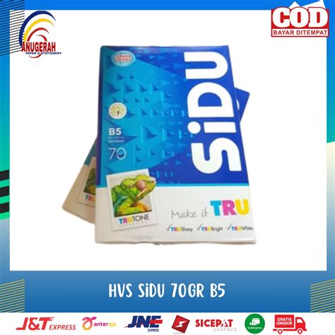 Jual KERTAS HVS SIDU SINAR DUNIA B5 70gr RIM Shopee Indonesia