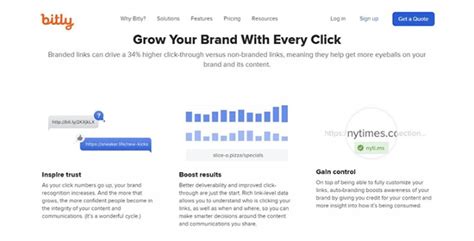 Bitly Free Custom Url Shortener And Link Tracker Management Tool
