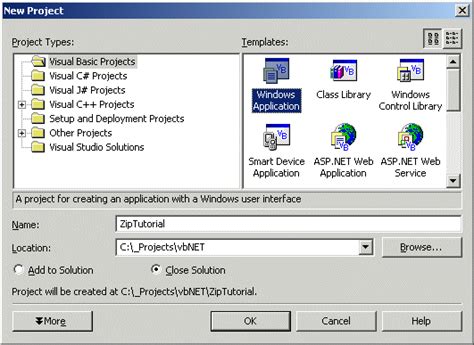 Zip And Unzip Using Vb