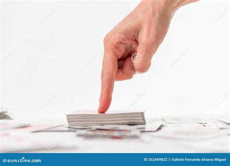 Hand Shuffling Deck Of Cards To Play Stock Photo Image Of Imagination