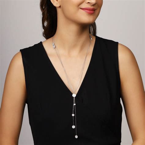 Silver Chain Of Sphere Necklace Silver Chain Of Sphere Necklace · Eternz