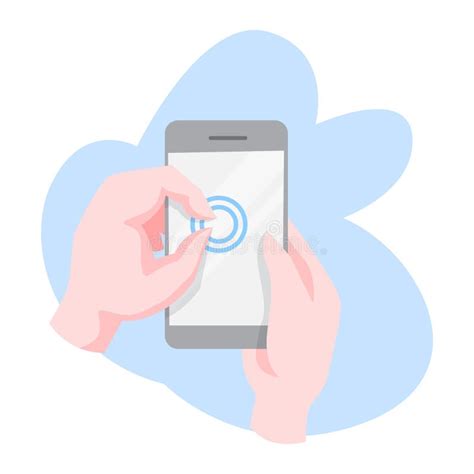 Hand Gesture For Mobile Phone And Digital Tablet Stock Vector