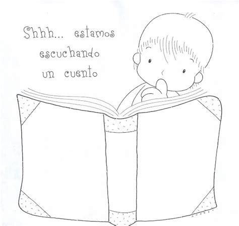 Dias Del Libro Laminas Para Pintar