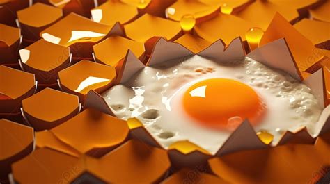 암호화 통화 테마 배경을 갖춘 3d 다각형 Matic Sunny Side Up 계란 아침 식사 놀라운 렌더링 위로 배경 계란 노른자 배경 식사 배경 이미지 Hd