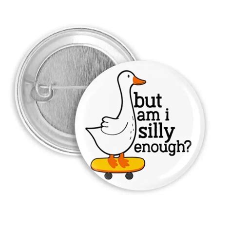 Silly Goose Pinbutton By Prickly Cactus Collage At Maker House Co