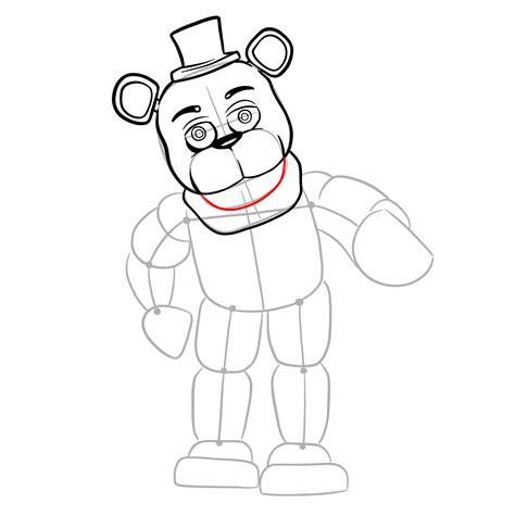 How To Draw Withered Freddy Fnaf Sketchok