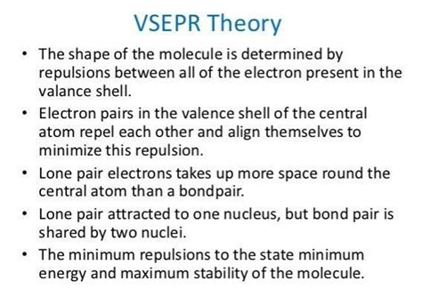 Explain Vsepr Theory