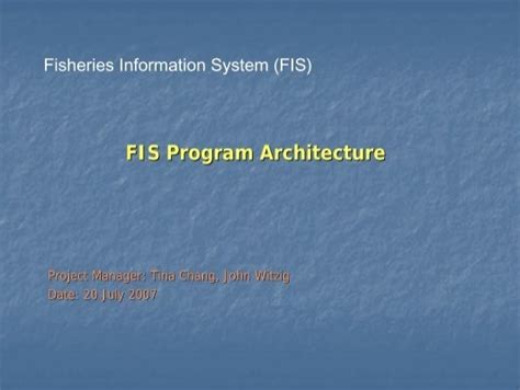 Fis Architecture
