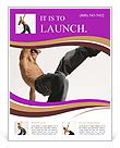 Dancer With Naked Torso Flyer Template Design Id