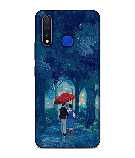 AKET Designer Printed Hard Plastic Matt Finish Mobile Case Back Cover For Vivo Y U Cute