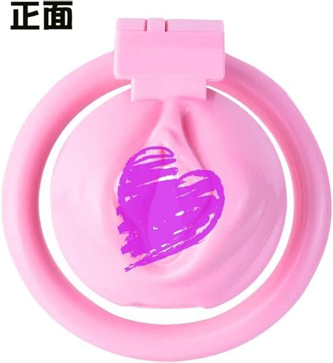 Trubliss 貞操帯 貞操体 男の娘用 ピンク しん唇デザイン 貞操ロック 樹脂製 4リング切り替え Sm 排泄可能 アダルトグッズ 大人のおもちゃ 男性 日本の商品を世界中にお届け