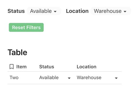 Button Action To Set Interactive Filters Coda Maker Community