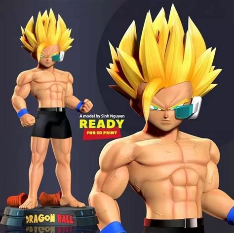 Teen Gohan 3d Print Model Download Free