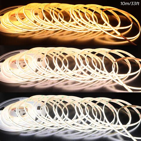 Dc24v Long Cct Dimmable Cob Dotless Led Strip Lights 624chipsm