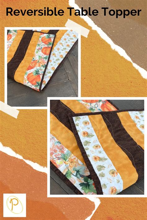 Sew Fast Autumn Table Runner Pattern Pattern Princess