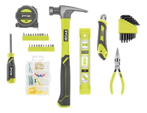Kit De Herramientas Ryobi Homeowner 75 Piezas Con Martillo Envío Gratis