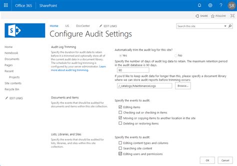 Sharepoint Online Enable Auditing Using Powershell Sharepoint Diary