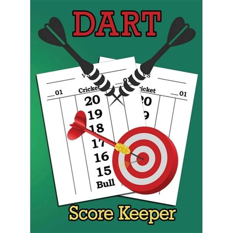 Dart Score Keeper 100 Darts Score Sheets Darts Game Dart Score Pad