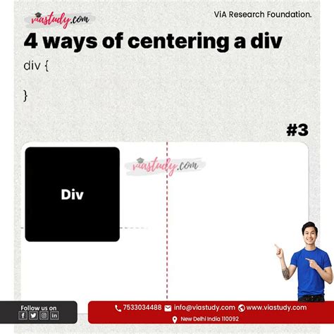 4 Ways Of Centering A Div Css Design Development Website