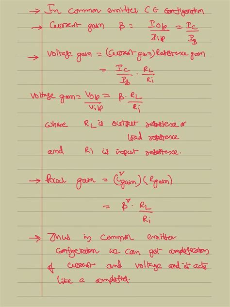 Transistor In Common Emitter Configuration Iit Jee And Neet Physics