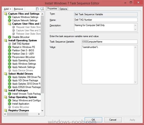 OSD Windows 7 X64 Rename PC Deploy 7 Windows Noob
