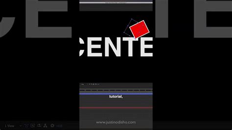 How To CENTER Align In After Effects YouTube