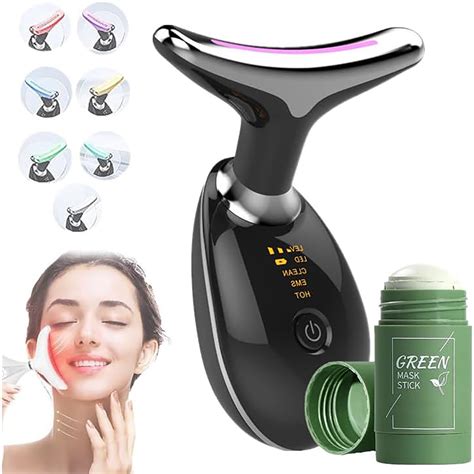 Microcurrent Facial Device Health Touch Neck Massager Wavy Chic