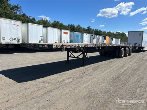 2001 Manac 48 Ft Tria Flatbed Trailer Ritchie Bros Auctioneers