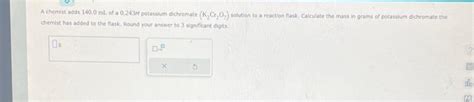 Solved An Analytical Chemist Welghs Out 0399 G Of An