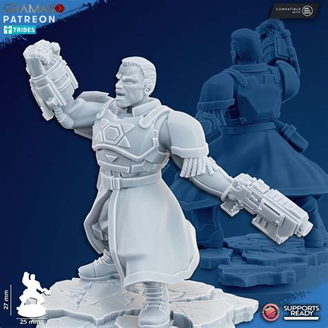 3d Printable Lieutenant Colonel 2 By Ghamak