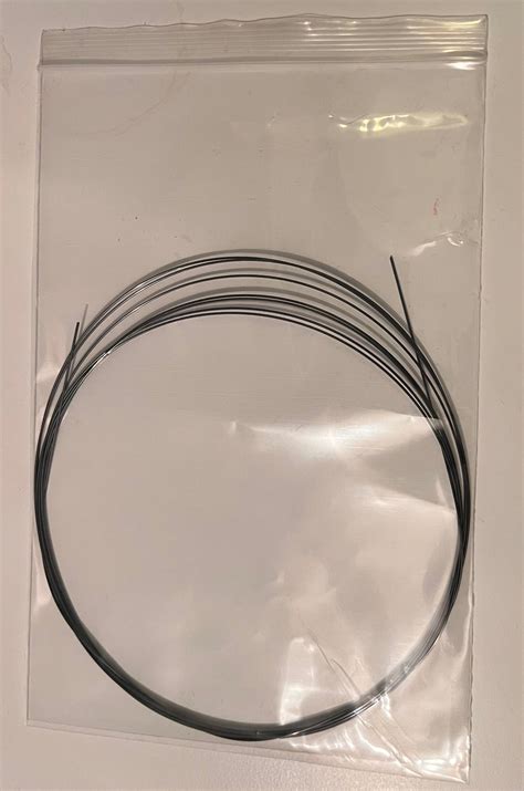 100lb Standard Single Strand Titanium Wire With Afw 4l Crimps 3m