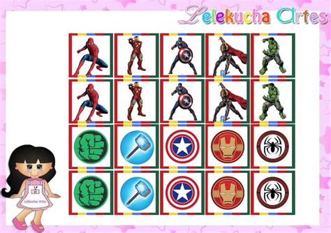 jogo da memoria vingadores elo7 produtos especiais