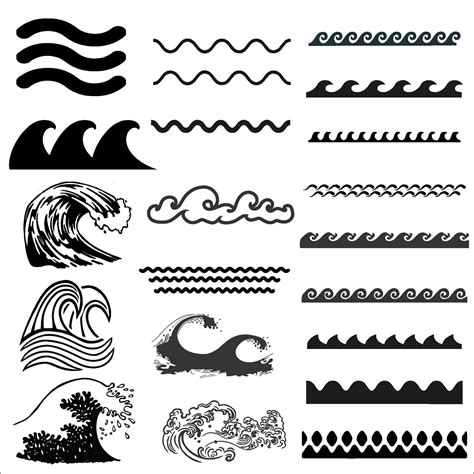 Wave Svg Bundle Wave Svg Wave Clipart Wave Cut Files For Images And