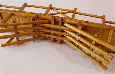 Grandpa Amus Bridge Model Of The Traditional Chinese Bridge Constructed By Grandpa Amu