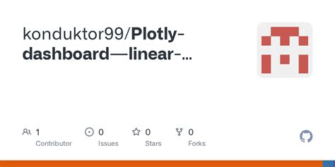 Github Konduktor99plotly Dashboard Linear Regression