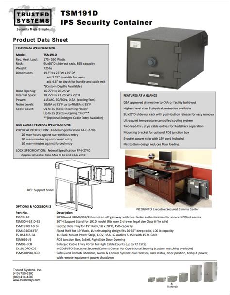 ips security containers trusted systems scif in a box solutions